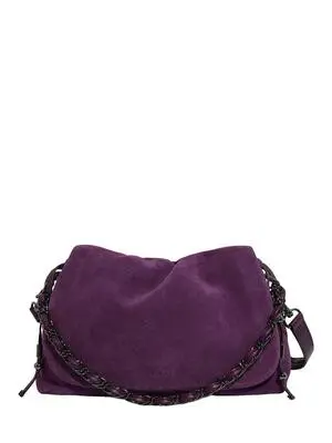 AIMEE Lennon Convertible Crossbody Bag - Plum Suede