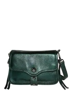 AIMEE Mini Great Escape Metallic Leather Crossbody Bag - Metallic Forest
