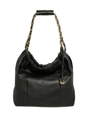 AIMEE Large Lennon Shoulder Bag - Black