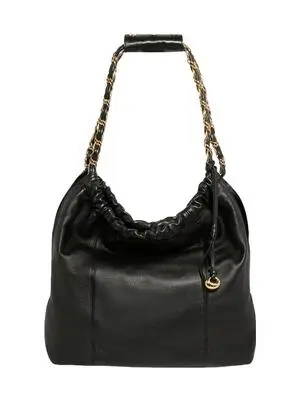 AIMEE Large Lennon Shoulder Bag Black