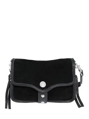 AIMEE Mini Great Escape Suede Crossbody Bag - Black Suede