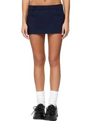 EDIKTED Wendie Tailored Skort - Navy