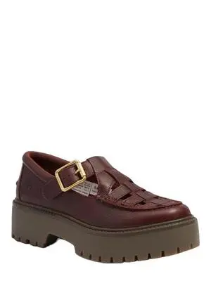 Timberland Stone Street Platform Buckle Loafer - Burgundy Full Grain