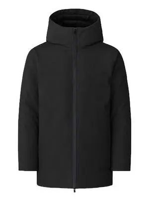 QUARTZ CO. Jules Hooded Down Winter Jacket - Black