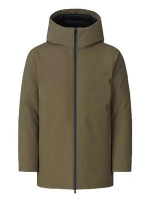 QUARTZ CO. Jules Hooded Down Winter Jacket - Sage