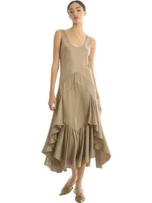 SECRET PON-PON Evelyn Maxi Dress - Taupe