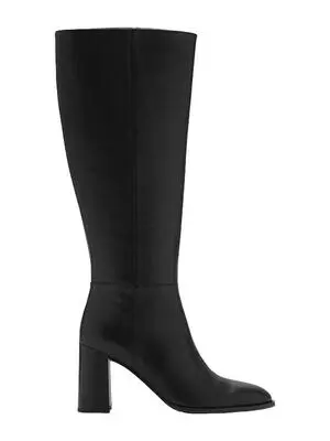 Mango Knee High Boots - Black