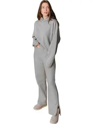 OCIO Organic Cotton Teddy Oversized Hoodie - Ash