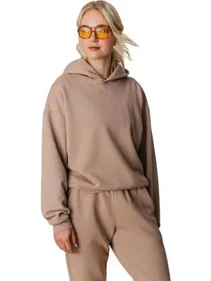 OCIO Organic Cotton Teddy Oversized Hoodie - Fawn