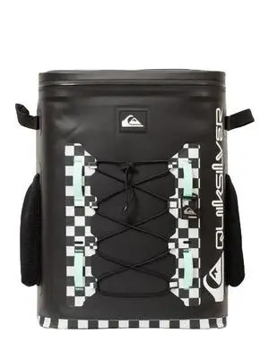 Quiksilver 20l Multi-layer Insulated Cooler Backpack With Bottle Opener - Original Checkered