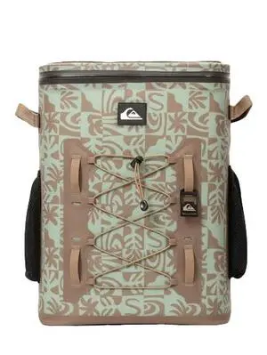 Quiksilver 20l Multi-layer Insulated Cooler Backpack With Bottle Opener - Terra