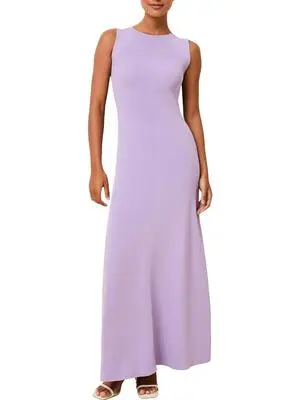 Solid & Striped The Lucerne Rib Sleeveless Maxi Dress - Ultra Violet