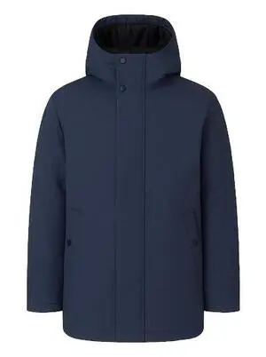 QUARTZ CO. Gaspé Hooded Insulated Winter Jacket - True Navy