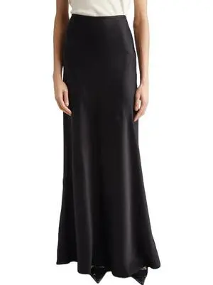 ST. JOHN Beverly Liquid Satin Skirt