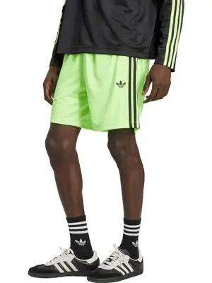 Adidas Adicolor Jacquard Shorts - Signal Green/black