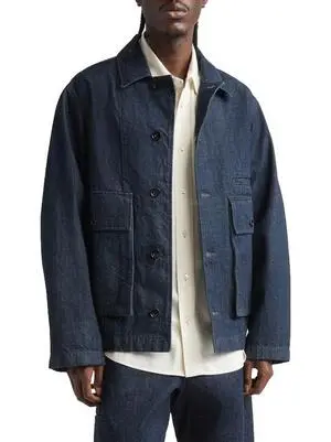 LEMAIRE Boxy Denim Jacket - Denim Indigo