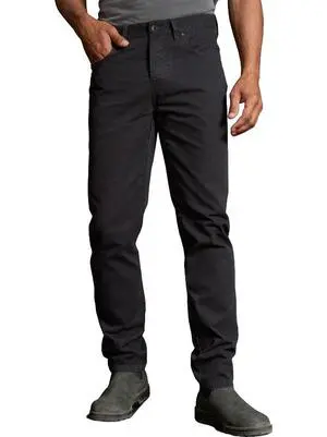 ROAN Jd Straight Leg Cotton Twill Pants - Faded Black