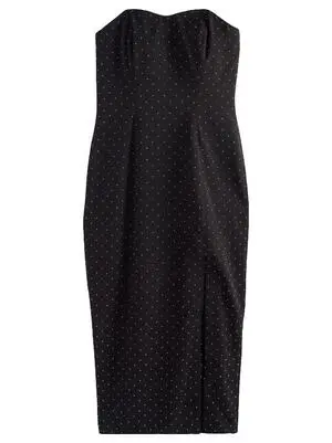 NEXT NEXT Hotfix Diamanté Strapless Midi Dress