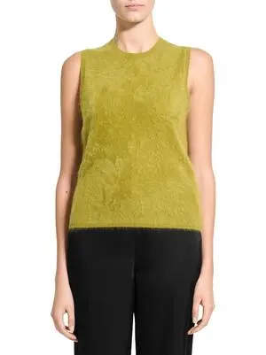 Theory Cashmere Sleeveless Sweater - Dark Pear