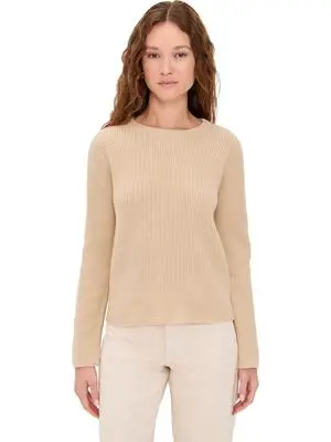 LE BOP Noelle Ribbed Wool Sweater Macaroon