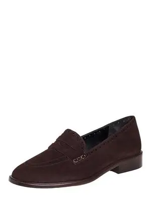L'Agence Avriel Loafers - Dark Brown