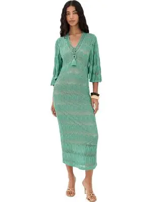 Figue Allison Dress - Misty Green