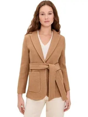 MAREA Boiled Wool Single-Breasted Blazer