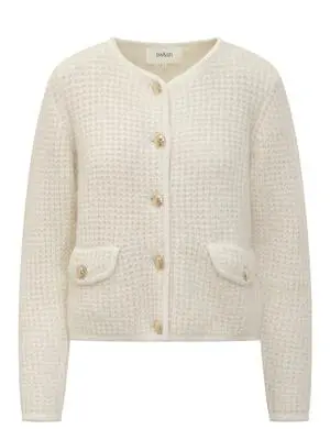 Ba&sh Wool Cardigan White