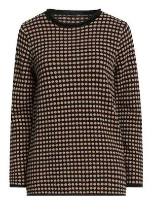KANGRA KANGRA Wool Jacquard-Knit Sweater Sand