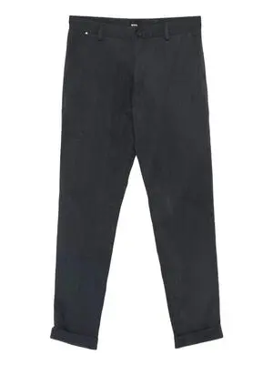 BOSS Buttoned Trousers - Black