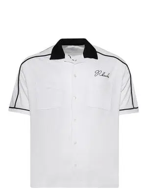 Rhude Fonda Del Sol Bowling Shirt And Black - White