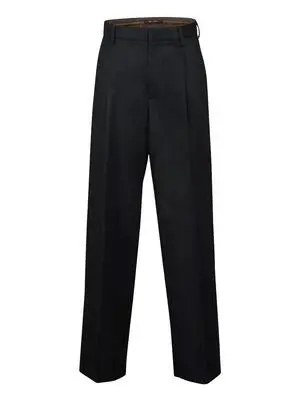 MOORER Ofilia-fsr Pleated Trousers - Black