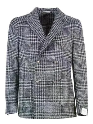 BRERA Double-breasted Check Jacket
