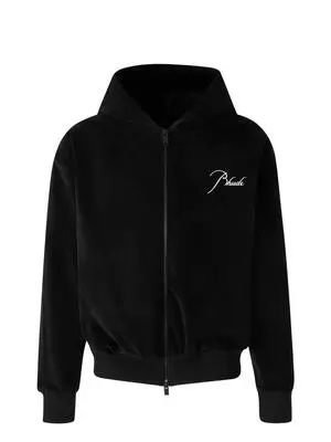 Rhude Zip-up Hoodie - Black