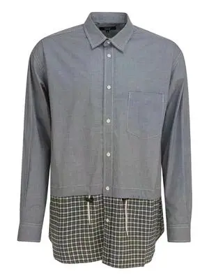 Comme Des Garçons Check-pattern Shirt - Grey