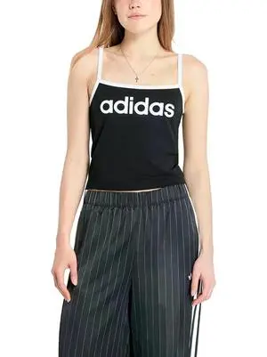 Adidas Logo-trim Tank Top - Black