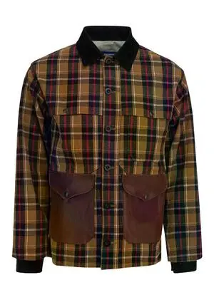 Junya Watanabe Plaid-pattern Jacket - Brown