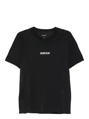 Calvin Klein Mesh-panel T-shirt - Black