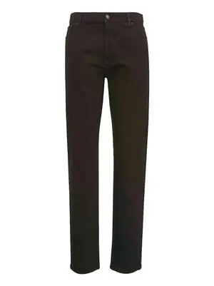 Zegna City Buttoned Jeans - Brown