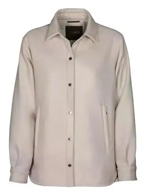 MOORER Kinsale-ls9 Shirt Jacket - Neutrals