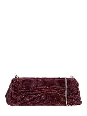 Benedetta Bruzziches Rhinestone-embellished Shoulder Bag - Red