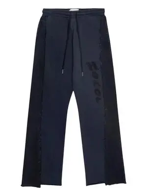 HONOR THE GIFT Denim-panel Track Pants - Black