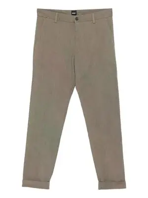 BOSS Cuffed Trousers - Brown