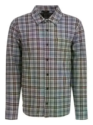 Vince Check-pocket Shirt - Grey