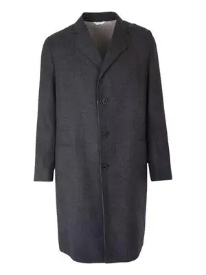 Boglioli Buttoned Overcoat - Grey