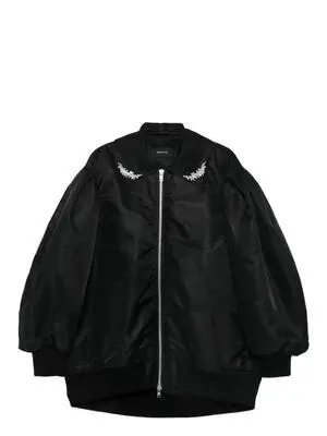 Simone Rocha Embellished Bomber Jacket - Black
