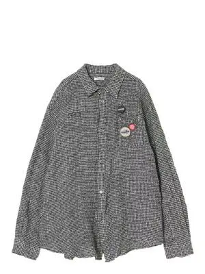 UNDERCOVERISM Checked Wool Shirt - Grey