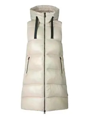 SAVE THE DUCK Padded Hooded Gilet - Neutrals