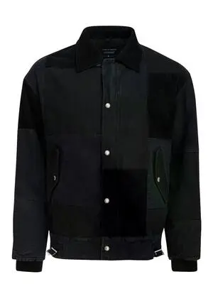 Comme Des Garçons Corduroy-paneled Jacket - Black