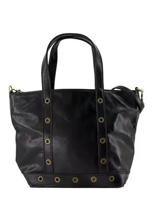 Vanessa Bruno Eyelet-embellished Tote Bag - Black